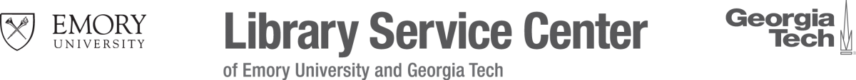 Library Service Center | Georgia Tech Library